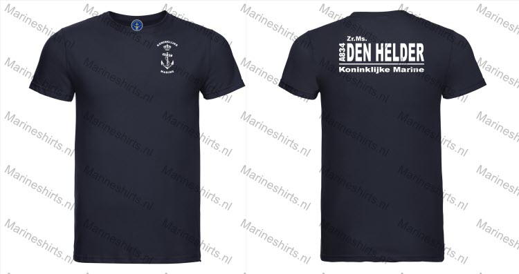 Rugshirt Zr Ms Den Helder A834 | rugshirt A834