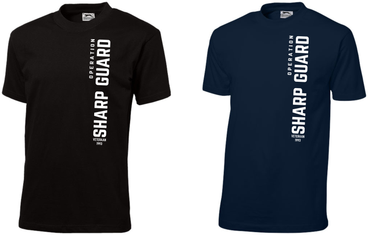 Operation Sharp Guard Dwarsshirt Donkere Textiel | Sharp Guard donkere ...